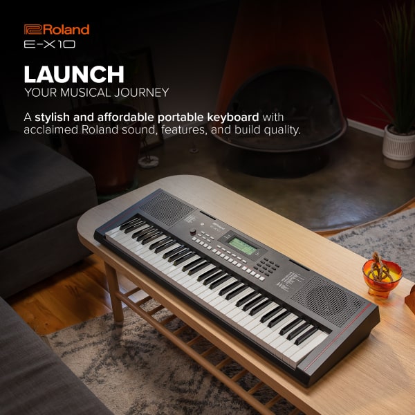 aDawliah Shop - Roland E-X10 Arranger keyboard - Black