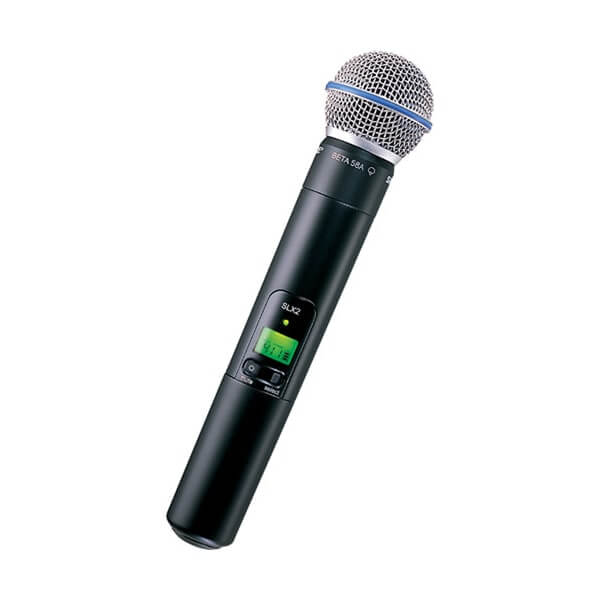 aDawliah Shop - Shure SLX2/BETA58 Handheld Transmitter with Beta 58A Capsule