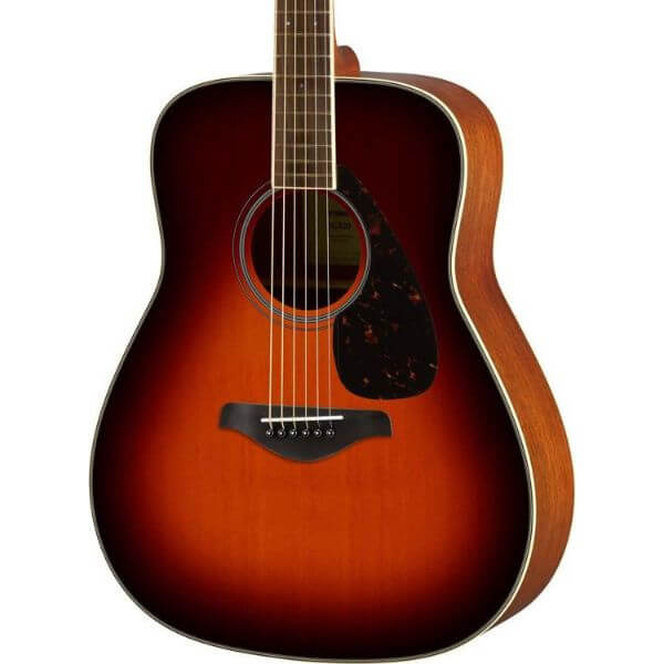 Yamaha FG820L Dreadnought Left-Handed Acoustic Guitar Music