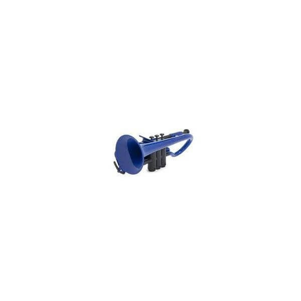 aDawliah Shop - pInstrument pCornet Plastic Cornet in- Blue PCORNET1B