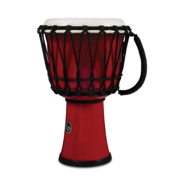 aDawliah Shop - LP® LP1607 Red 7-INCH ROPE TUNED CIRCLE DJEMBE WITH ...