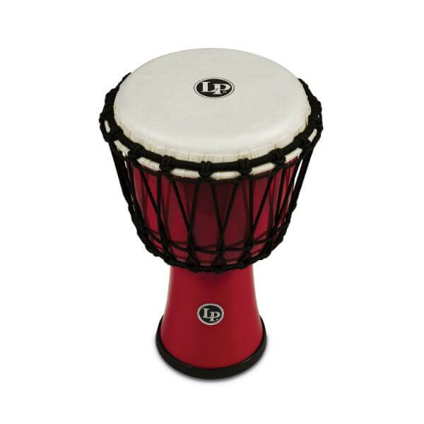 aDawliah Shop - LP® LP1607 Red 7-INCH ROPE TUNED CIRCLE DJEMBE WITH ...